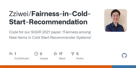 Github Zziwei Fairness In Cold Start Recommendation Code For Our