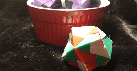 Origami Inspired Stellated Octohedron Ornament Or Bauble By Fetchbeer