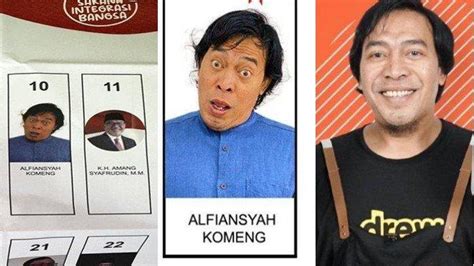 Sosok Komeng Suara Melesat Sendirian Walau Tak Kampanye Foto Nyeleneh Jadi Daya Tarik