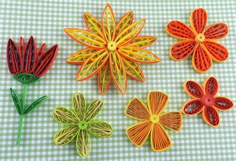 Paper Quilling Flower Simple Paperquillingflowerspattern 273