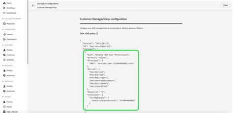 Set Up And Configure Customer Managed Keys With Aws Using The Experience Platform Ui Adobe