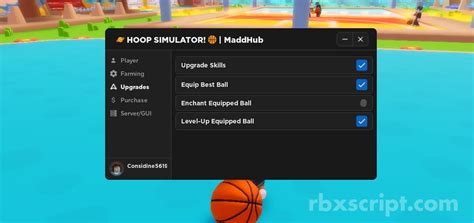 Hoop Simulator Auto Equip Best Upgrade Skills Throw Ball Scripts