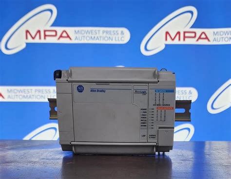 Used Allen Bradley 1764 24bwa Ser B Rev A Micrologix 1500 Base Unit W