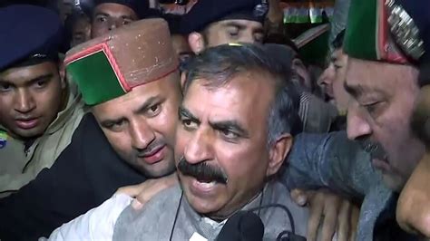 Sukhwinder Singh Sukhus First Reaction After Being Named Himachal
