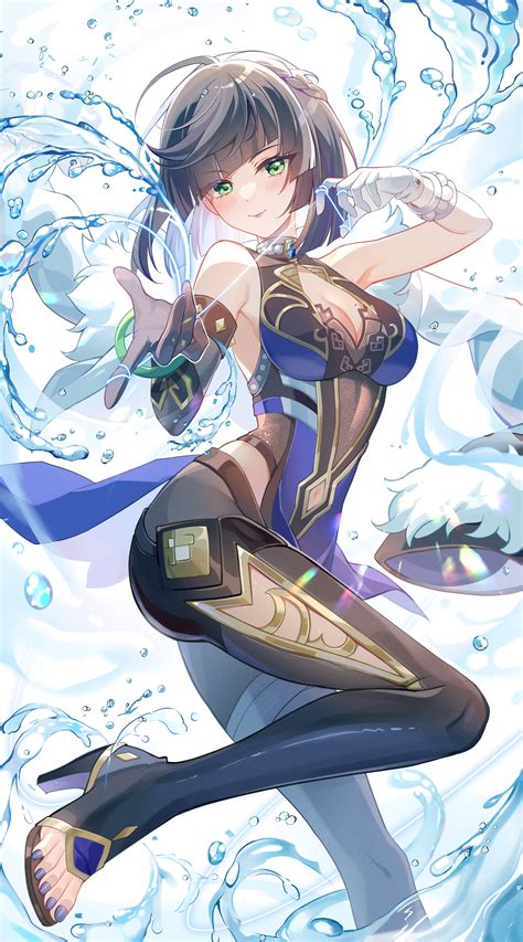 Download Sexy Yelan Of Genshin Impact Wallpaper Wallpapers Com