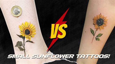 Small Sunflower Tattoos