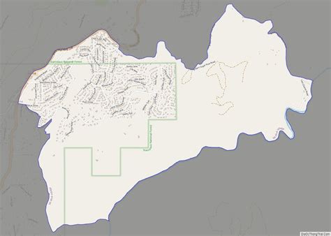 Map Of Mi Wuk Village Cdp Thong Thai Real