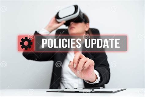 Text Showing Inspiration Policies Update Business Overview Act Of Adding New Information Or