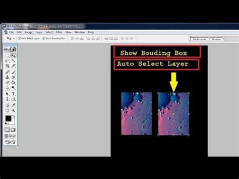How To Show Bouding Box Auto Select Layer Adobe Photoshop YouTube