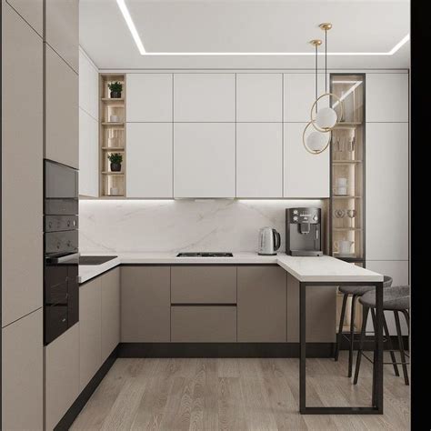 Кухня в современном стиле с барной стойкой Arredo Interni Cucina