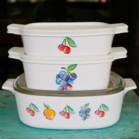 Corningware Fruit Etsy