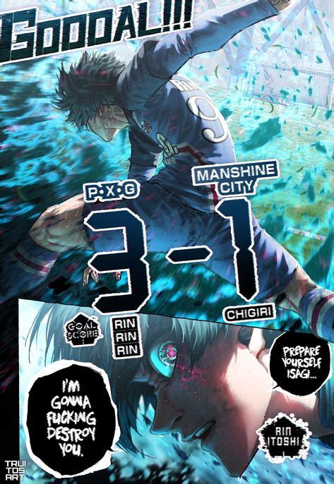 Rin Itoshi Colored Manga Panels