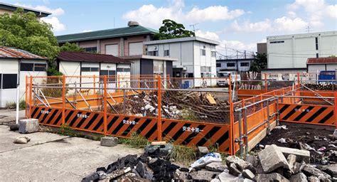ゴミ置き場仮囲い設置工事 施工事例 カワモリ産業株式会社