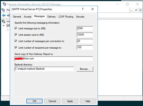 setting up a self hosted smtp server on windows server for wordpress