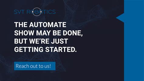 Svt Robotics On Twitter Automateshow May Have Come To An End But We