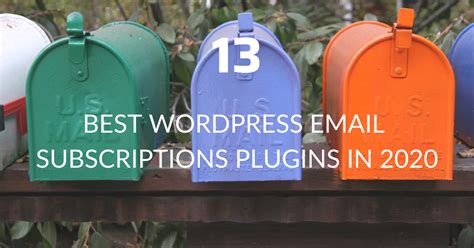 13 Best Wordpress Email Subscription Plugins 2020 Eurodns