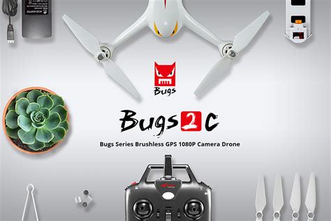 Mjx Bugs 2 B2c Brushless Rc Quadcopter Rtf White