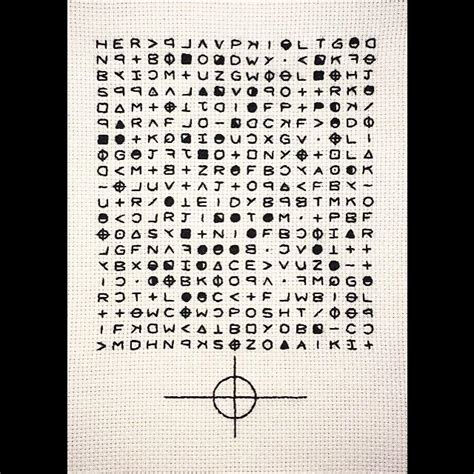 [fo] The Last Unsolved Zodiac Killer Cipher R Crossstitch