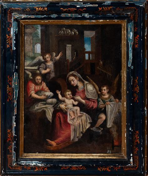 At Auction Virgin Of The Milk On Panel Italo Flemish School Of The