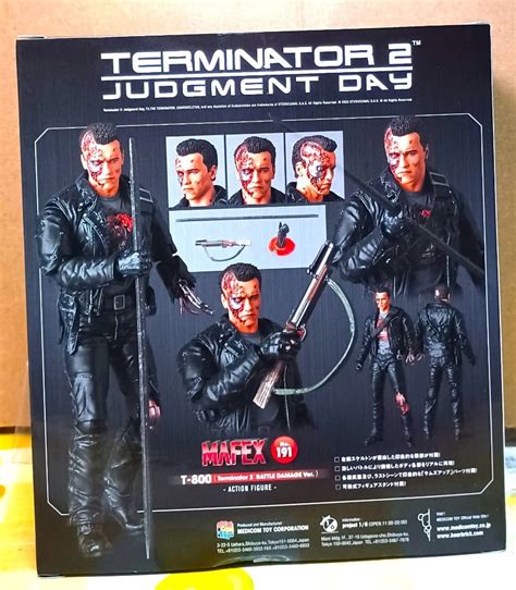全新現貨 Medicom Toy Mafex No191 魔鬼終結者2 T 800 戰損版 阿諾·史瓦辛格 可動完成品敬請看商品描述