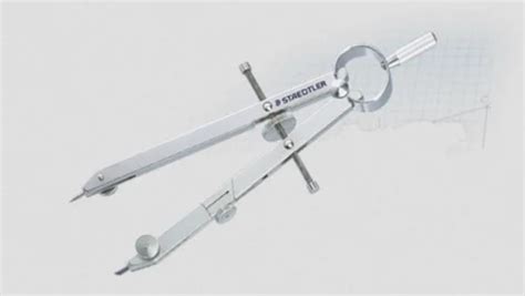 Silver Staedtler Mars Comfort Precision Compass Article No 551 At