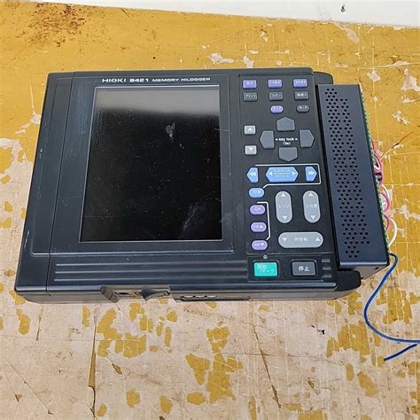 【傷や汚れあり】hioki 8421 Memory Hilogger 記録計の落札情報詳細 ヤフオク落札価格検索 オークフリー