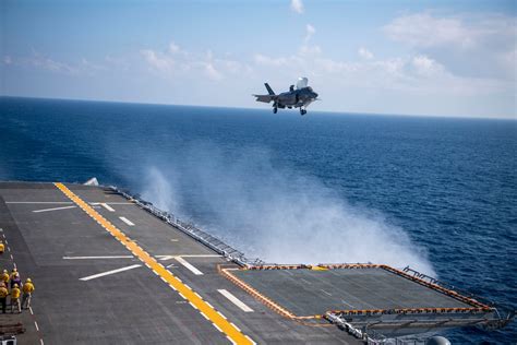 Dvids Images F 35b Flight Ops Onboard Boxer Image 2 Of 3