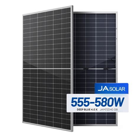 Ja N Type Solar Pv Panels 555w 560w 580w Photovoltaic Solar Panel 550