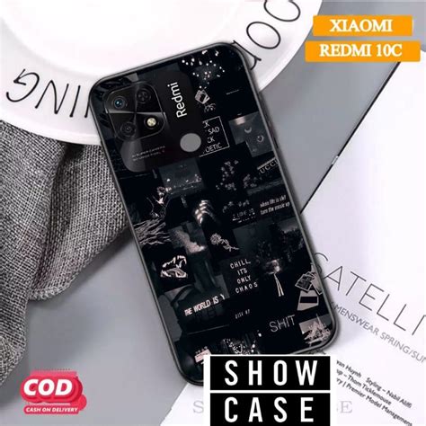 Jual Showcase Case Xiaomi Redmi 10a 10c Design Aesthetic Black Series