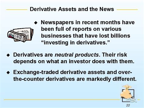 Chapter Fifteen The Role Of Derivative Assets