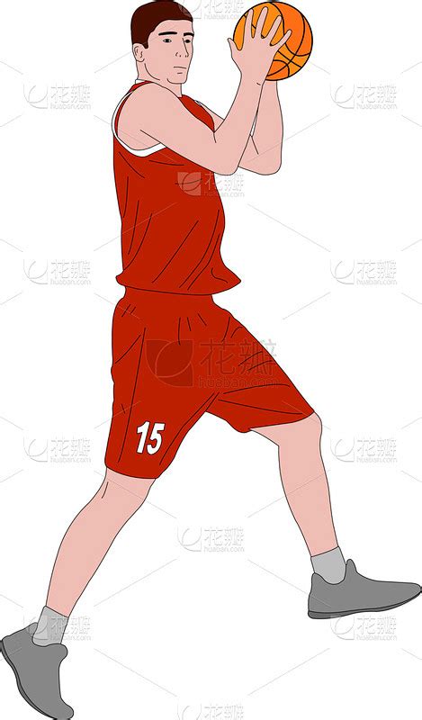 篮球运动员 篮子 人 男人 图像 矢量 休闲 剪影 防守 扔