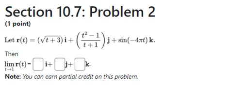 solved section 10 7 problem 2 1 ﻿point let