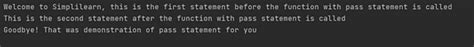What Is Pass In Python And Usage Of Pass Function In Python