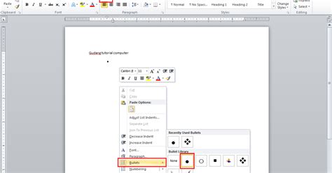 Membuat Penomoran Otomatis Di Word Gudang Tutorial Komputer
