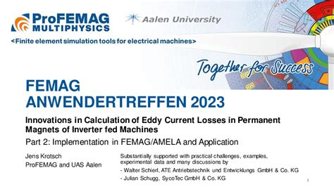 11b Innovations In Calculation Of Eddy Current Losses In Permanent