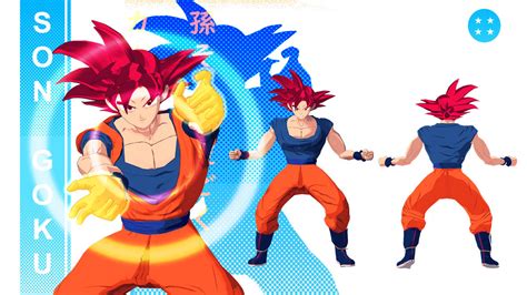 Son Goku 3d Model Rigged By Flamelexart On Deviantart