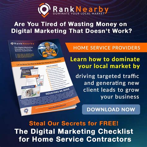 Digital Marketing Checklist Rank Nearby