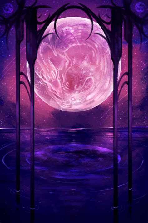 Moon Dragon By Walkingmelonsaaa On Deviantart