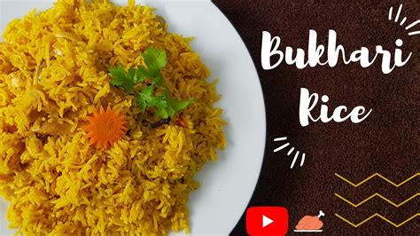 Bukhari Rice Chicken Bukhari Arabic Rice Dish Non Sticky