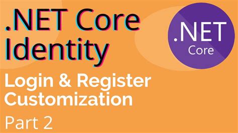 Mvc Login And Registration With Identity Identity Customization Net Core 6 Part 2 Youtube