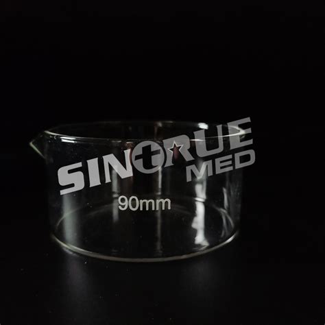 Laboratory Glass Crystallizing Dish With Spout Crystallizing Dish And