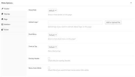 Theme Settings Beehive Documentation