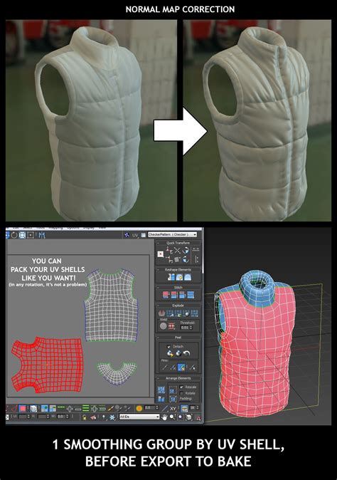 Normal Map UV Border Seams Even With A Cage And One Smoothing Group Polycount