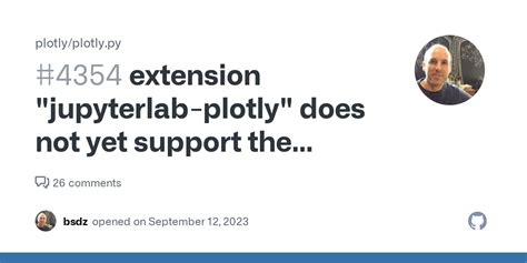 Extension Jupyterlab Plotly Does Not Yet Support The Current Version Of Jupyterlab V4