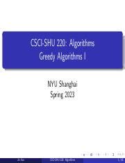 Lecture4 Greedy1 Pdf CSCI SHU 220 Algorithms Greedy Algorithms I NYU