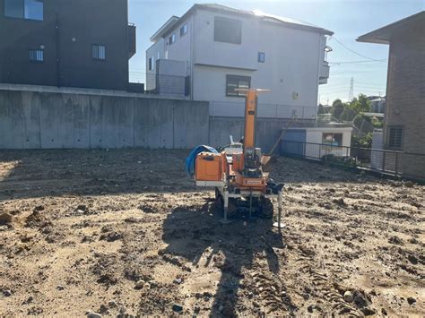 小牧市3棟現場 地盤調査 ギャラリー 株式会社グランドテック名古屋の造成工事開発工事地盤改良の費用についてご相談ください