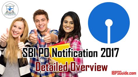 Sbi Po Notification 2017 Detailed Overview Youtube