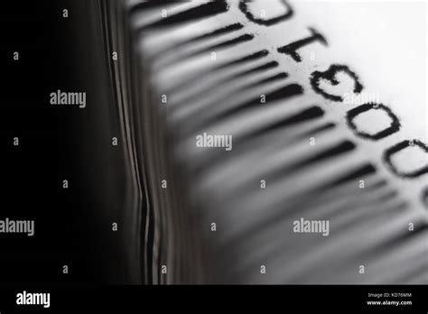 Bar Code With Numbers Close Up Stock Photo Alamy