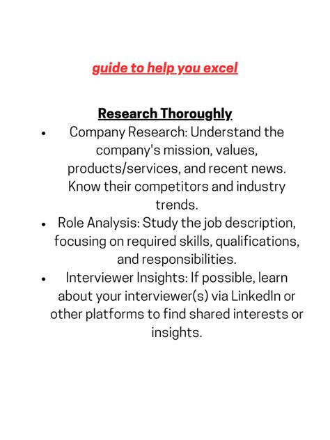 guide to help you excel pdf