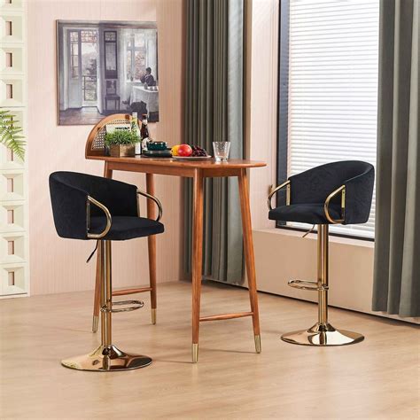 Redom Barhocker Höhenverstellbare Barstühle Drehbare 2er Set Mit